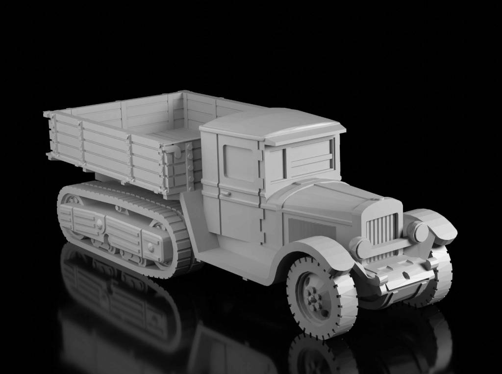 Zis-22 Tracked Lorry – Battlefield3D