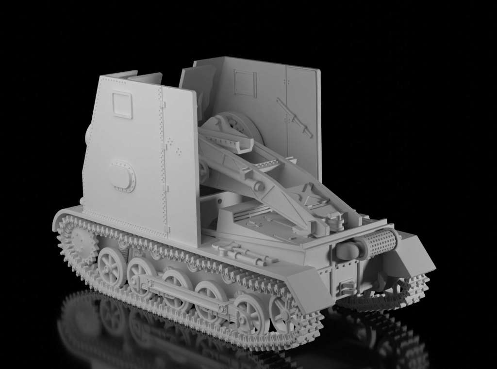 15cm sIG 33 auf Pz.I B “Bison” (Wargame3d) – Battlefield3D