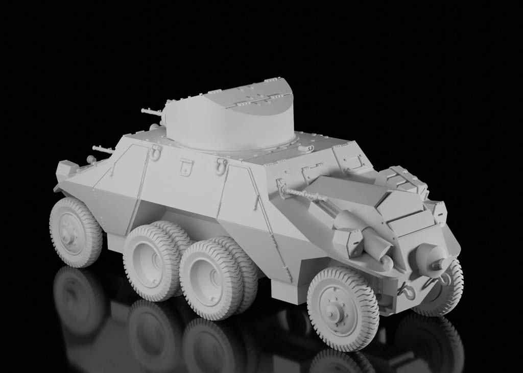 Steyr ADGZ Heavy Armoured Car (Arvernes Miniatures) – Battlefield3D