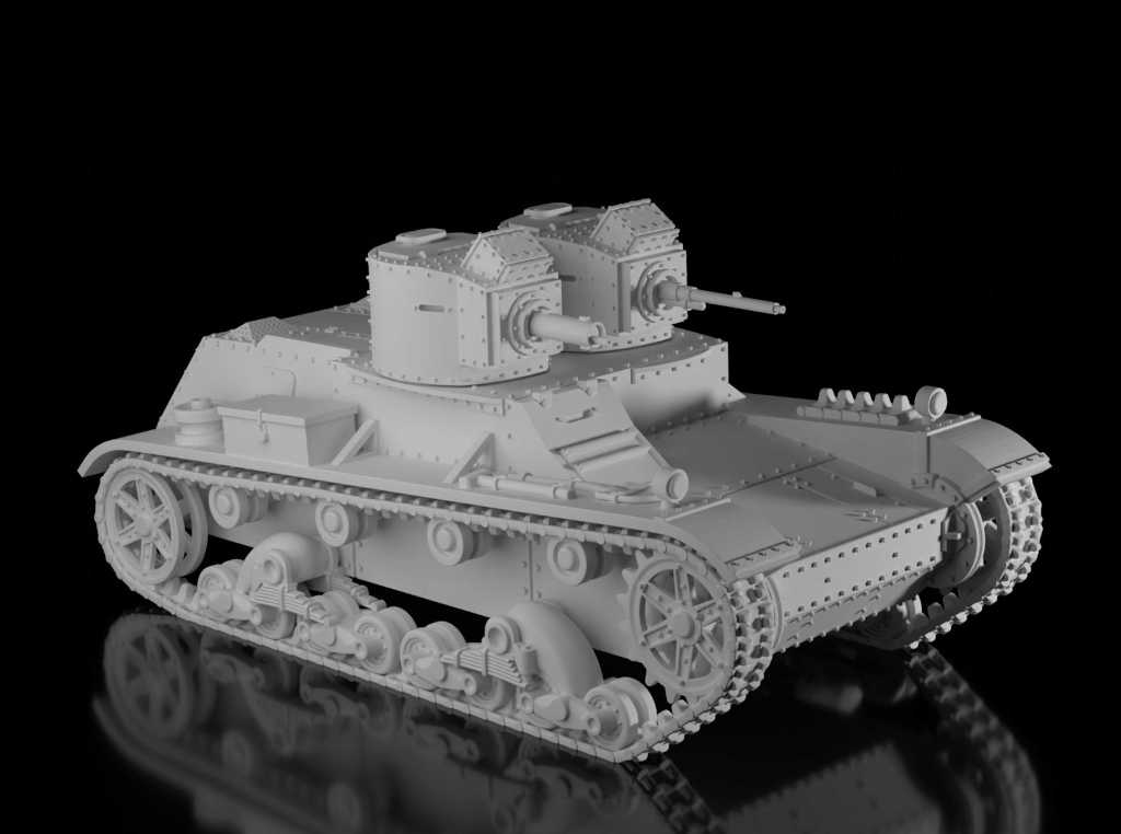 7TP Light Tank – Twin Turret (Wargame3d) – Battlefield3D